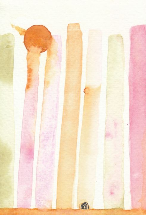 rabbit hole - art by bai - Paintings & Prints, Abstract, Color - ArtPal