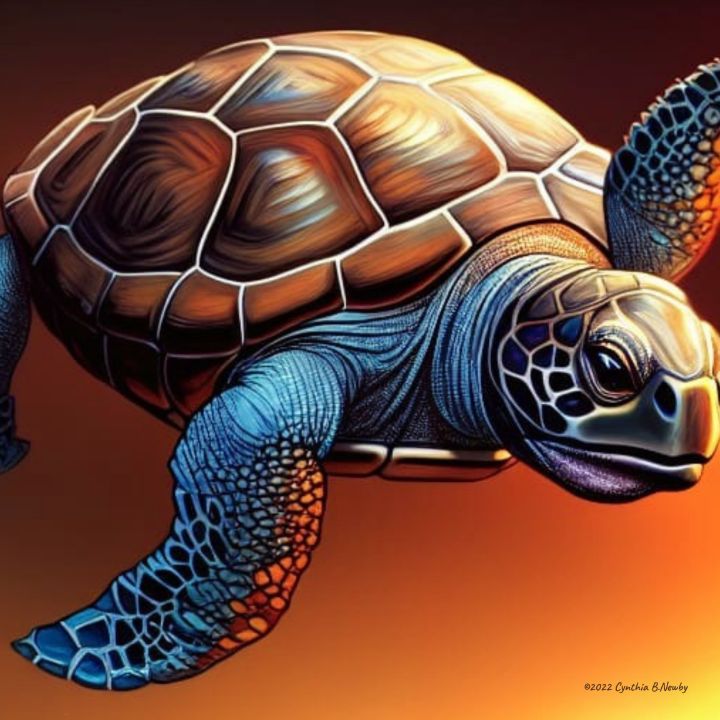 Sea Turtle - Cindy's Creative Corner - Digital Art, Animals, Birds ...