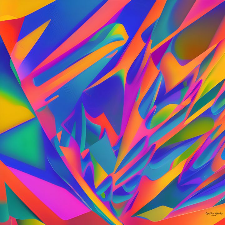 Colorful Abstract 2023b - Cindy's Creative Corner - Digital Art & AI ...