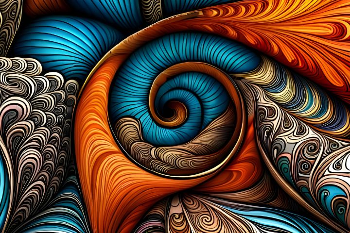 Swirling Abstract v2 2024 07301155 - Cindy's Creative Corner - Digital ...