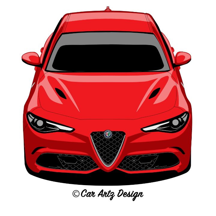 Giulia QV - Car Artz Design - Drawings & Illustration, Vehicles ...