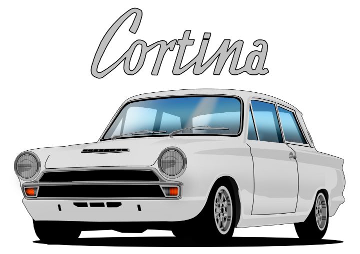 Cortina Mk1 - Car Artz Design - Drawings & Illustration, Vehicles ...