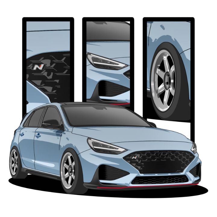 i30N - Car Artz Design - Drawings & Illustration, Vehicles ...