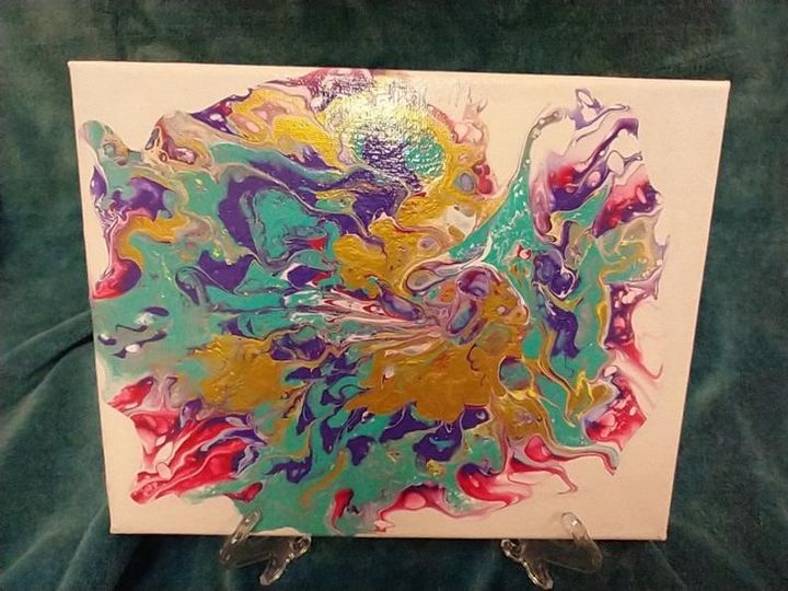 Mythical Gypsy Acrylic abstract - Shari L B - Paintings & Prints ...