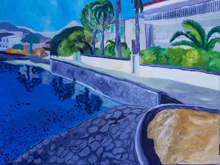 Promenade 1 - arts-create - Paintings & Prints, Abstract, Figurative ...