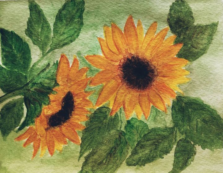 Bright and sunny - MyArtistry - Drawings & Illustration, Flowers ...