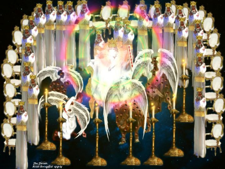 Revelation The Throne - DIVINE CREATIONS - Digital Art & AI, Religion ...