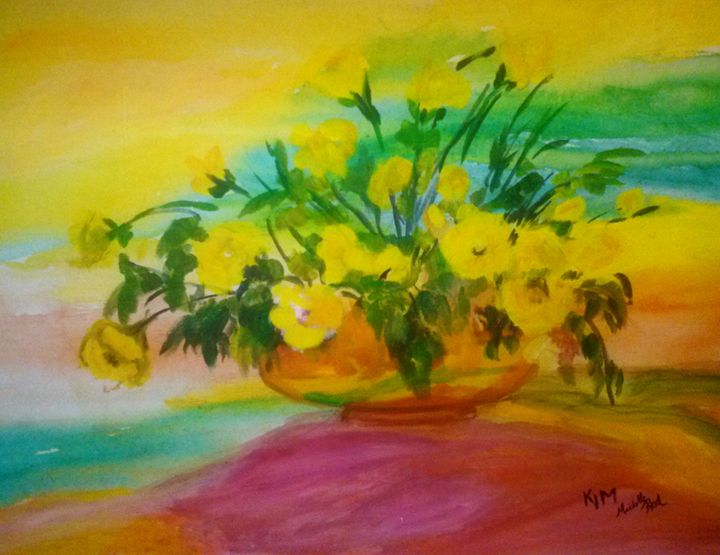 The Color outside/in - Michelle Reid~Hawley - Paintings & Prints, Still ...