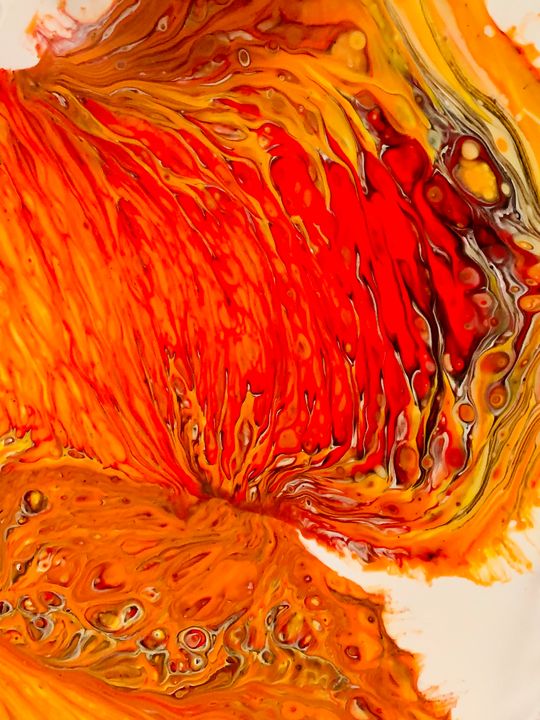 Abstract Acrylic Fluid Art Painting - KelArt Studio - Paintings ...