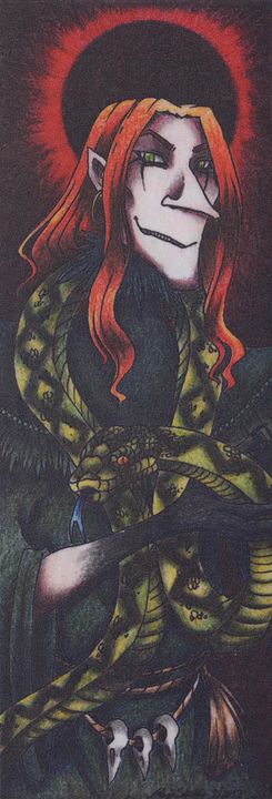 Loki bookmark - Rain Amber - Drawings & Illustration, Religion ...