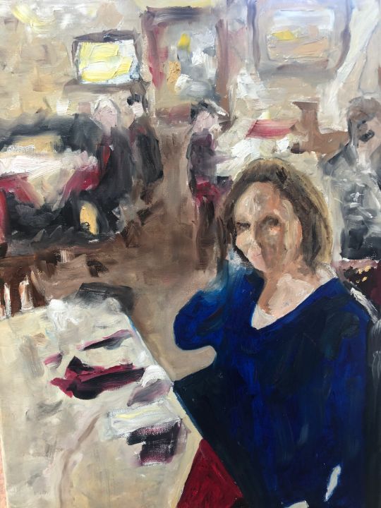 Restaurant Series 7 - The Art of Robert G. Fishman - Paintings & Prints ...