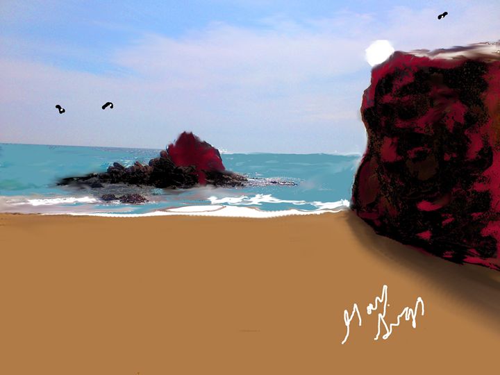 the french riviera paintings by gary trigg - Paintings & Prints