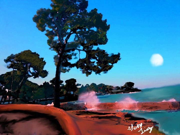 just around the riviera - the french riviera paintings by gary trigg ...