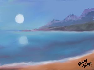 the french riviera paintings by gary trigg - Paintings & Prints