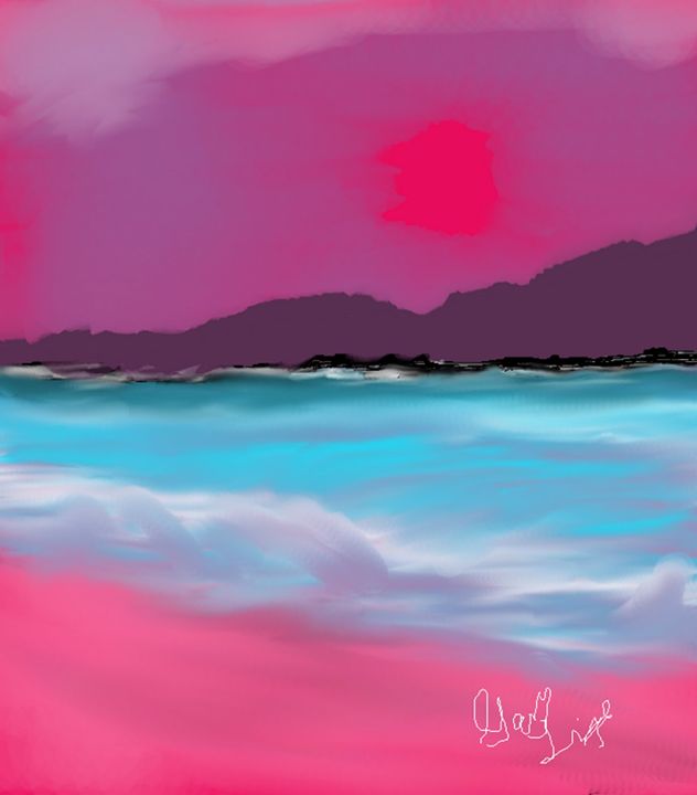 red sky riviera - the french riviera paintings by gary trigg ...