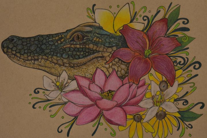 Florida Bouquet - Ashwok Custom Art - Drawings & Illustration, Animals ...