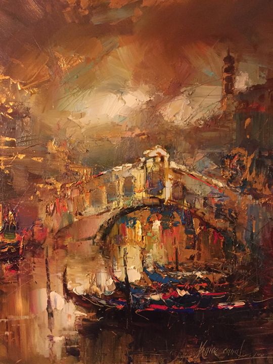 Venice. - Art Figol. - Paintings & Prints, Places & Travel, Europe ...