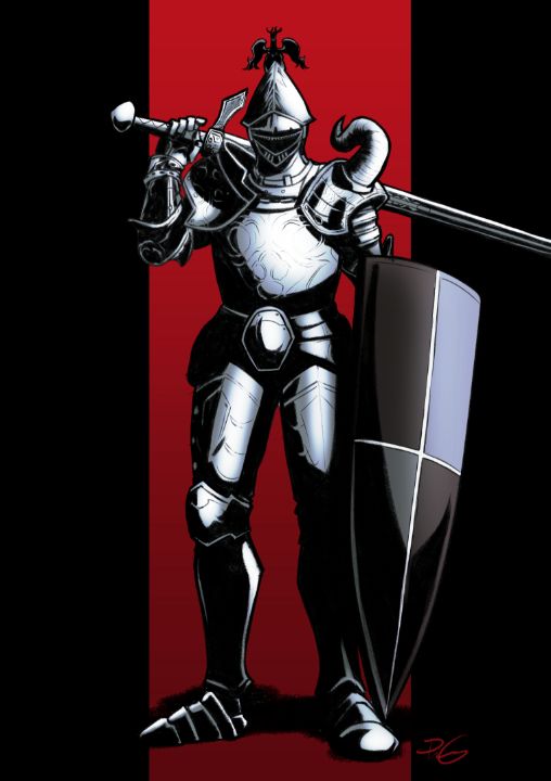 Banished Knight - Pat Gee Art - Drawings & Illustration, Fantasy ...