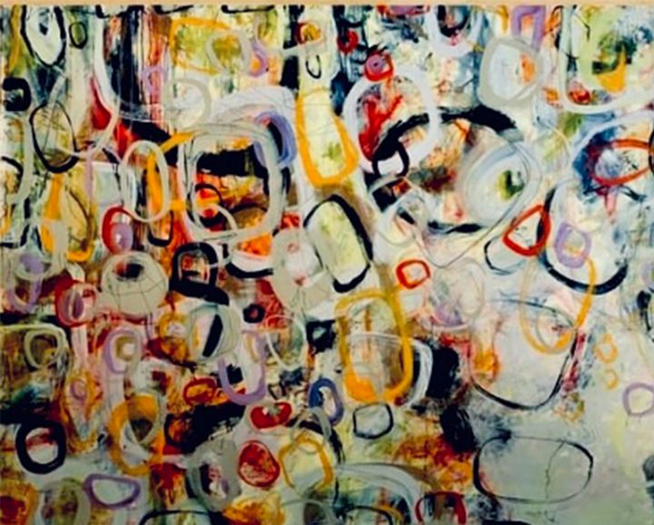 Abstract Art with Unique Shapes - STMCreative - Paintings & Prints ...