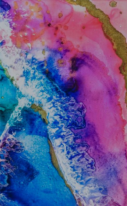 Waves of Color Abstract Art - STMCreative - Paintings & Prints ...