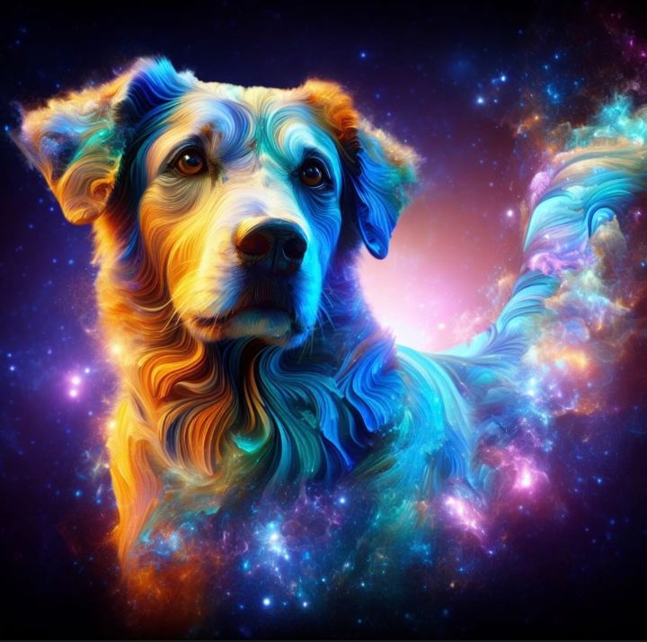 "Labrador Dreams - EveEmini - Digital Art & AI, Animals, Birds, & Fish ...