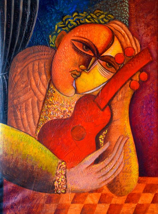 Waiting for the Muse - Original art by Van Hovak - Paintings & Prints ...