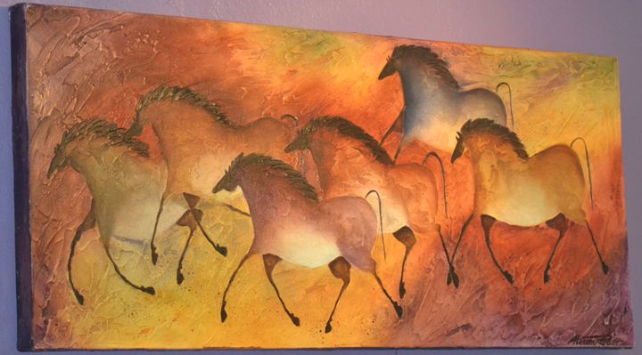 "Prehistoric Journey" - Chiaro - Paintings & Prints, Animals, Birds ...