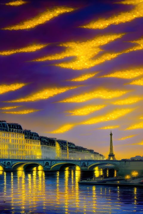 Beautiful Paris sky - Digital Dimensions - Digital Art & AI, Fantasy ...