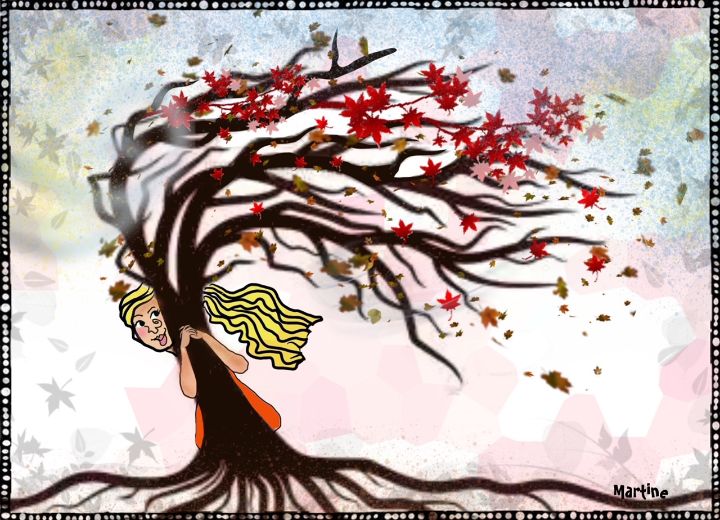 Mes racines - Renversa - Digital Art & AI, Abstract, Movement - ArtPal