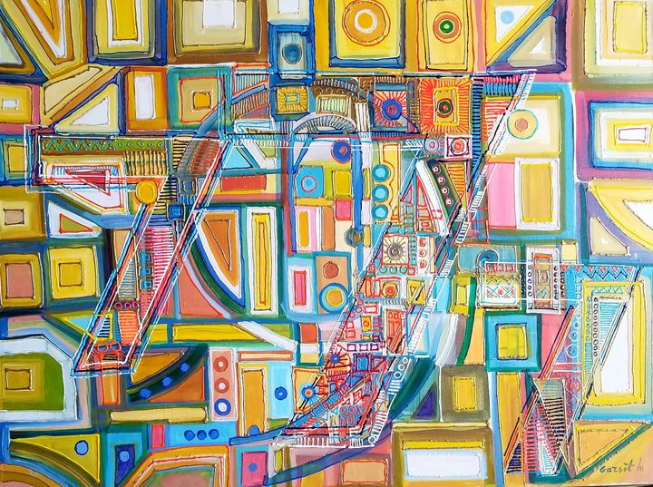 Number 7 - DCE Art Management - Paintings & Prints, Abstract, Other ...