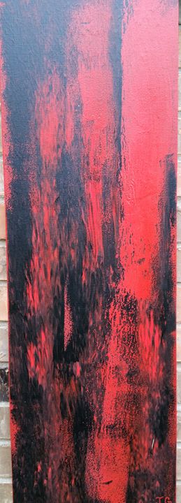 Deep Red - JG Art - Paintings & Prints, Abstract, Color - ArtPal