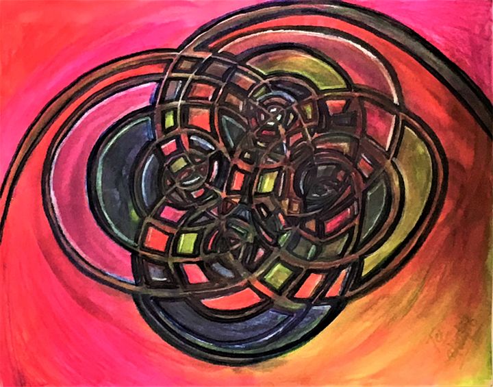 Abstract 295 - Tom Carlson - Paintings & Prints, Abstract, Movement ...