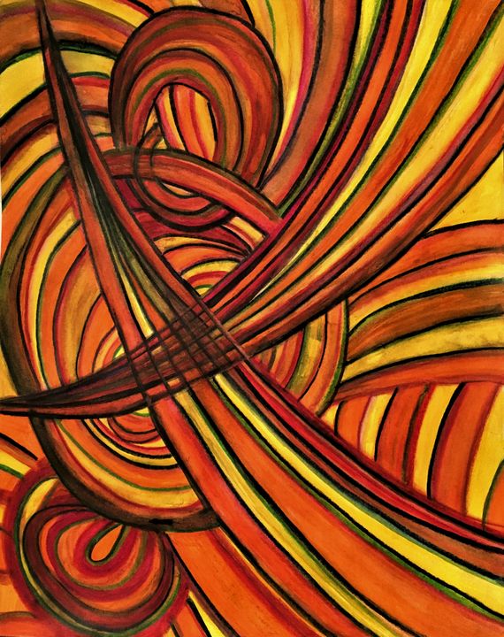 Motion 34 - Tom Carlson - Paintings & Prints, Abstract, Movement - ArtPal