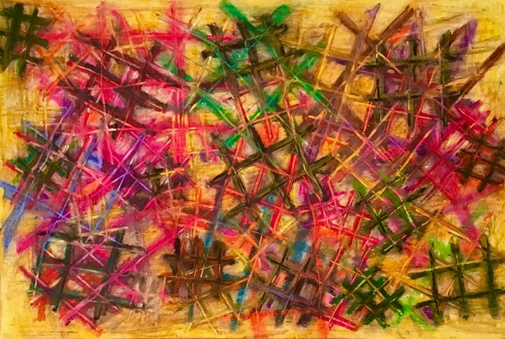 Crosshatch 1 - Tom Carlson - Paintings & Prints, Abstract, Landscape ...