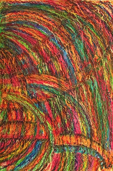 Electric Waterfalls - Tom Carlson - Paintings & Prints, Landscapes ...