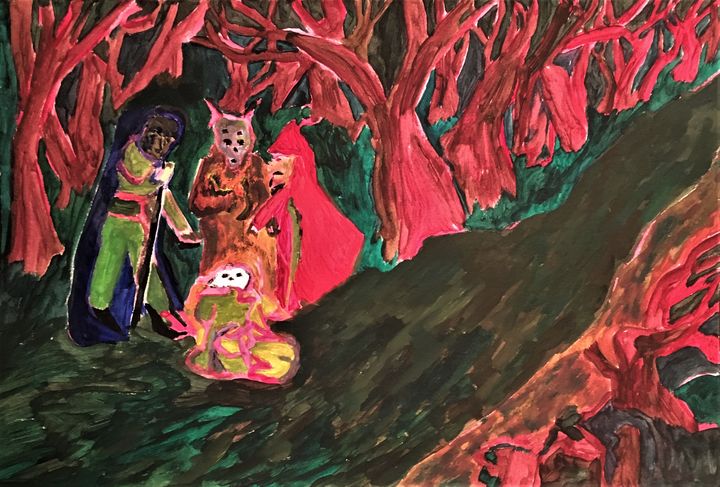 Unexpected Find - Tom Carlson - Paintings & Prints, Fantasy & Mythology ...