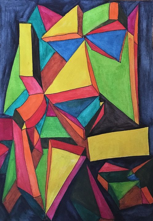 Abstract 21 - Tom Carlson - Paintings & Prints, Abstract, Geometric ...