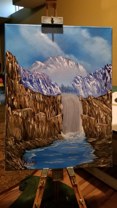 Rocky Heights - J's Paintings - Paintings & Prints, Landscapes & Nature ...
