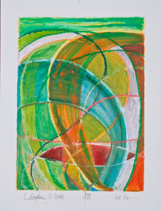 Colorsphere 3 (Study) - Art Source - Paintings & Prints, Abstract ...