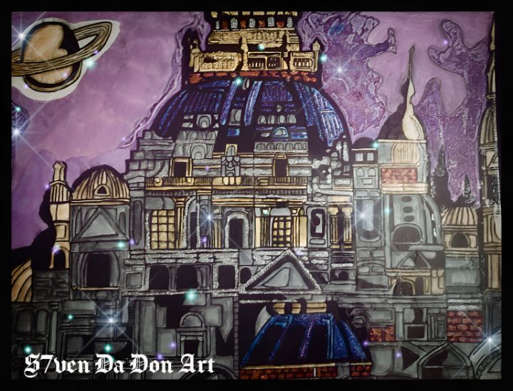 Dedication - S7ven Da Don Art - Drawings & Illustration, Buildings ...