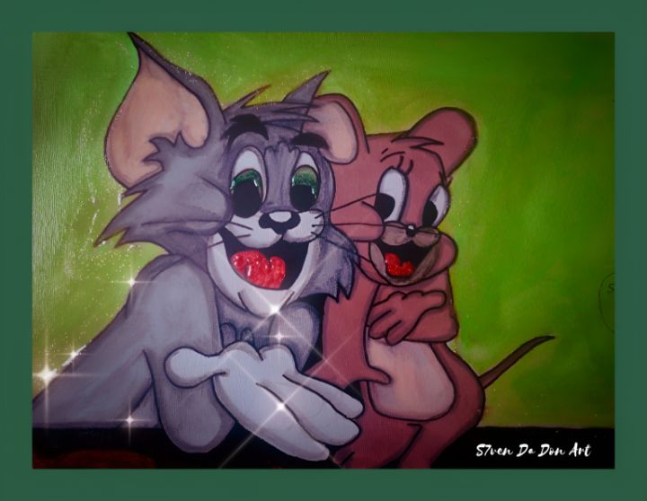 Tom and Jerry - S7ven Da Don Art - Digital Art & AI, Entertainment ...