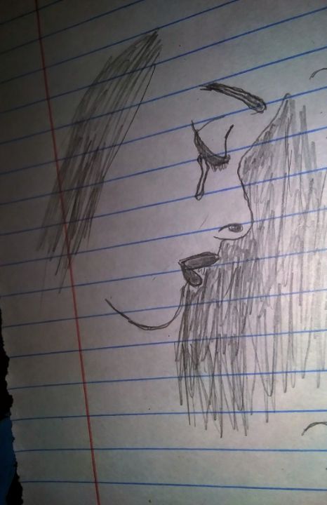 Sad girl - Art of my Mind - Drawings & Illustration, People & Figures ...