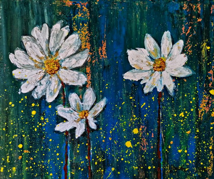 "Magic flowers" - Naumovche Art - Paintings & Prints, Flowers, Plants ...