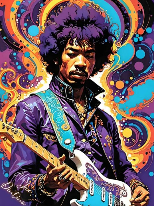 Hendrix Pt I - "Voodoo Child" - Galleria Estrella Virtual featuring Jae ...