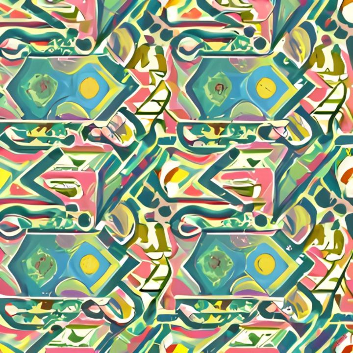 Seamless pattern - Artful-Graffiti - Paintings & Prints, Fantasy ...