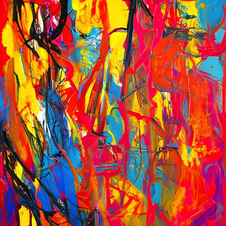 Abstract Expressionism art - Artful-Graffiti - Paintings & Prints ...