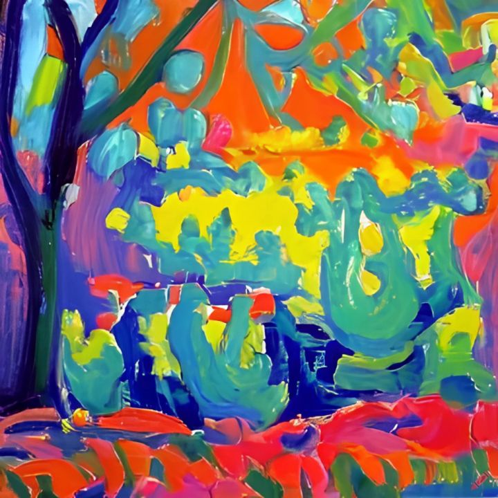 Fauvism art - Artful-Graffiti - Paintings & Prints, Fantasy & Mythology ...