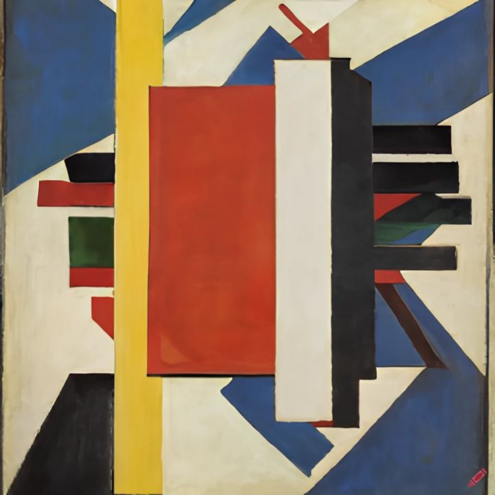 Suprematism art - Artful-Graffiti - Paintings & Prints, Fantasy ...
