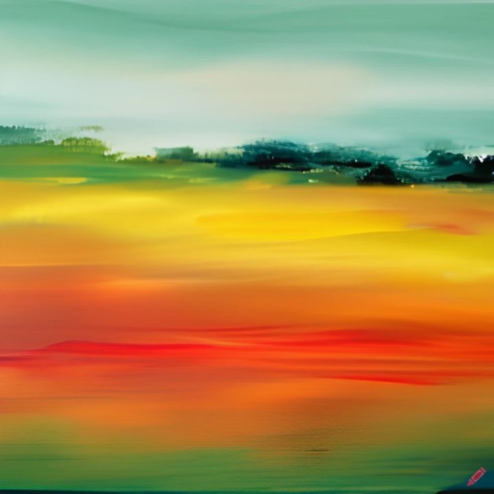 Color field paint art - Artful-Graffiti - Paintings & Prints, Fantasy ...