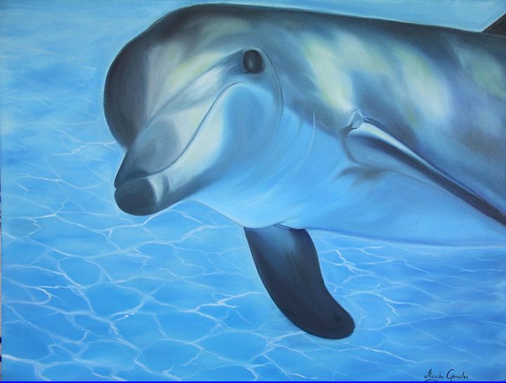 Delfin - Megon Art - Paintings & Prints, Animals, Birds, & Fish ...